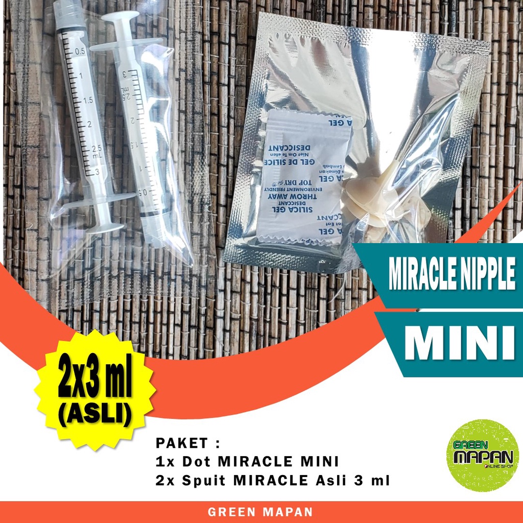 Jual Paket Miracle MINI + 2 Syringe Miracle ASLI | Shopee Indonesia