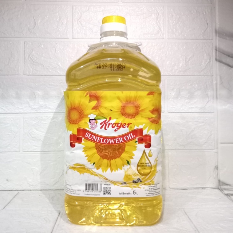 Jual Kroger Sunflower Oil 5 lt / Minyak Bunga Matahari 5 lt | Shopee ...