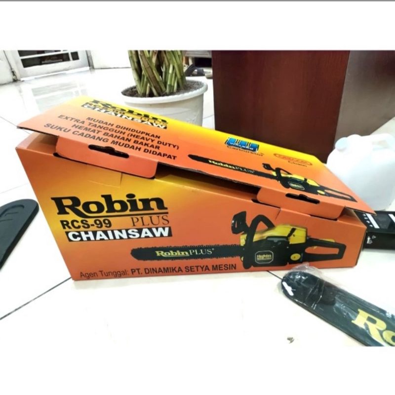 Jual RCS 99 ROBIN PLUS CHAINSAW 54, 6 CC BAR 22 inchi BAJA MESIN MEREK ...