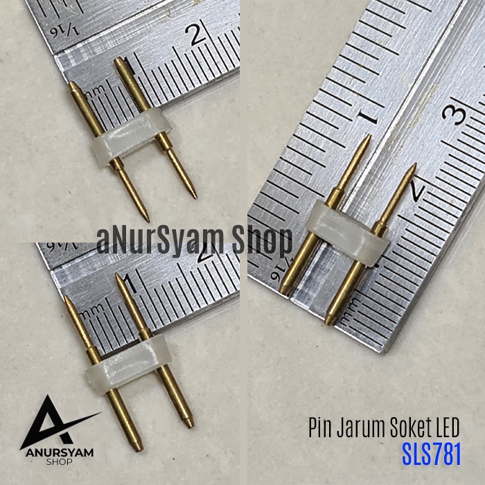 Jual Pin Soket LED SLS781 / Pin Jarum LED Strip / Soket Sambungan LED ...