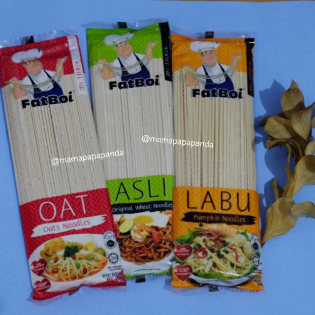 Jual Mi Tarik Fatboi Halal Malaysia (Oat, Asli, Labu) | Shopee Indonesia