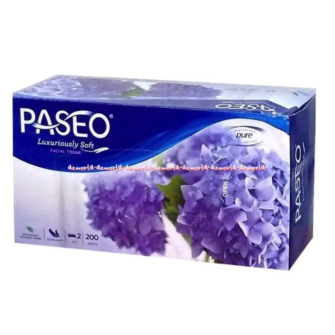 Jual Paseo Luxuriously Soft Facial Tissue 200sheet Tissu Kotak Paseo ...