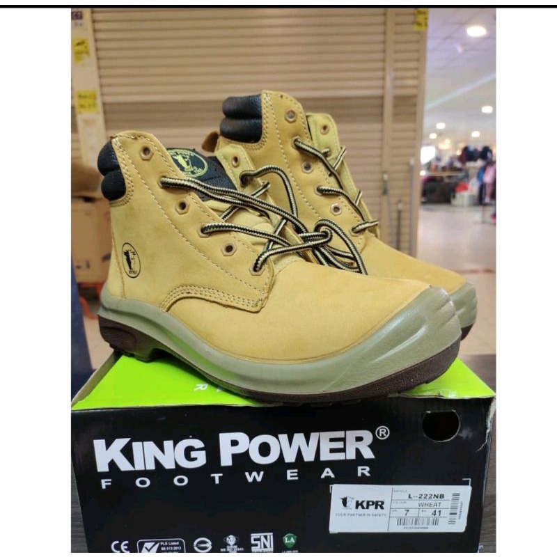 Jual Sepatu Safety KING POWER KPR L222NB Sepatu Safety tali original ...