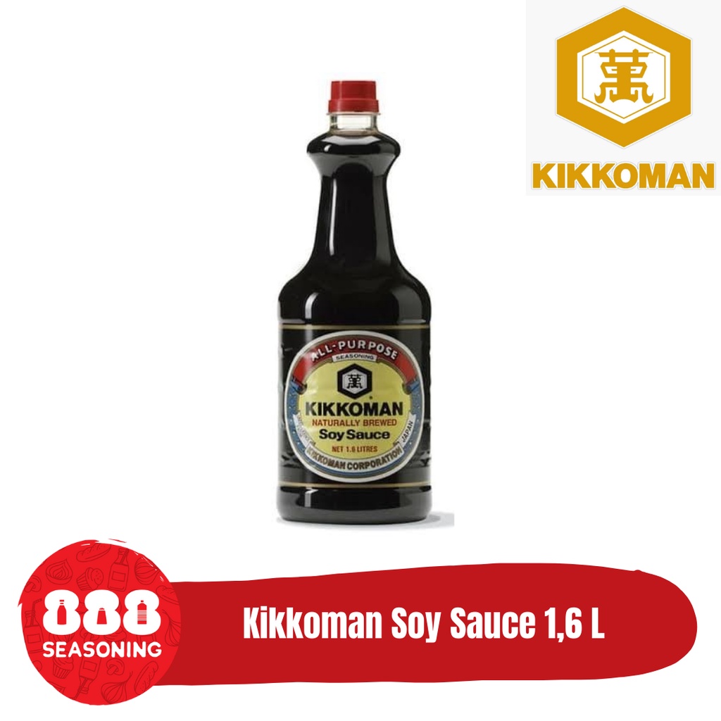 Jual KIKKOMAN SOY SAUCE/ SHOYU/ KECAP JEPANG 1,6 L | Shopee Indonesia