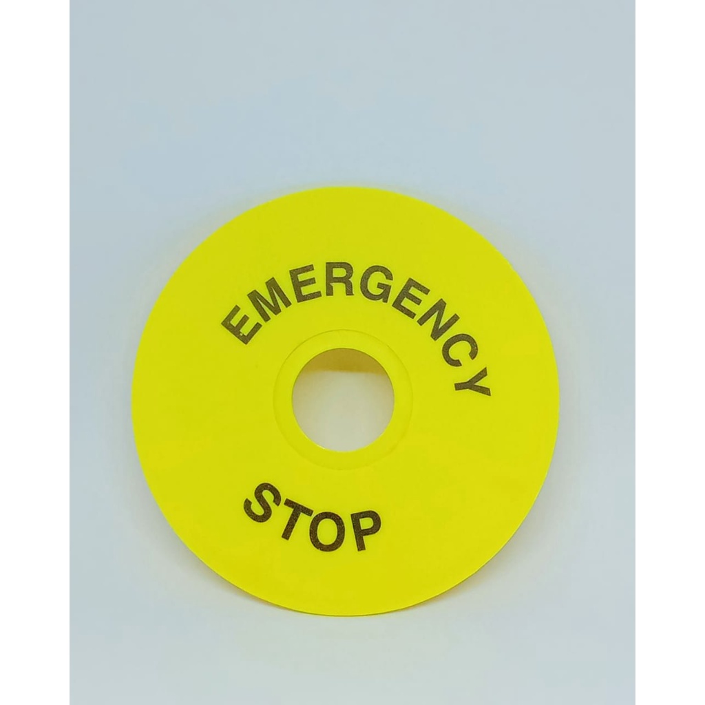 Jual Emergency plate - Name plate Emergency 90mm | Shopee Indonesia