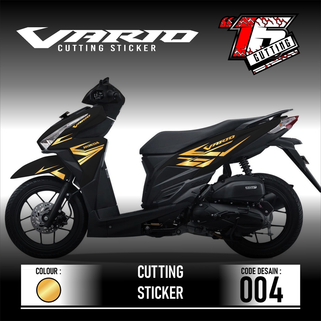 Jual SXC Cutting Sticker Grosir - Aksesoris Motor Sticker Honda Vario 125 & 150 Skotlet Stiker ...