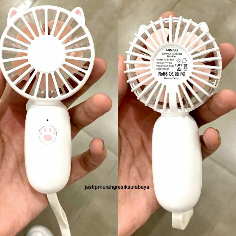 Jual MINI FAN MINISO KIPAS PORTABLE MINISO | Shopee Indonesia