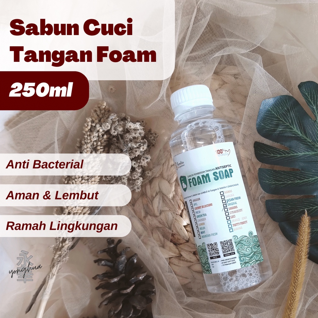 Jual Sabun Cuci Tangan Foam / Hand Soap Foam Anti Bakteri 250ml Botol ...
