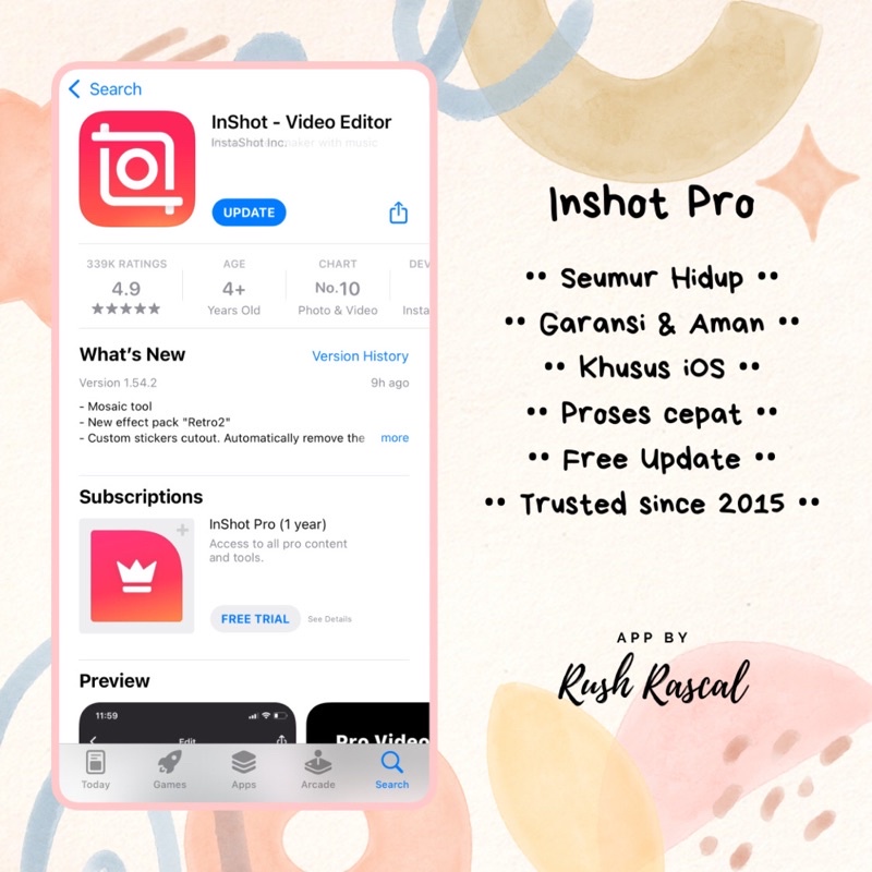 Jual PROMO Inshot Pro for iOS & Android - Proses CEPAT & Aman | Shopee ...