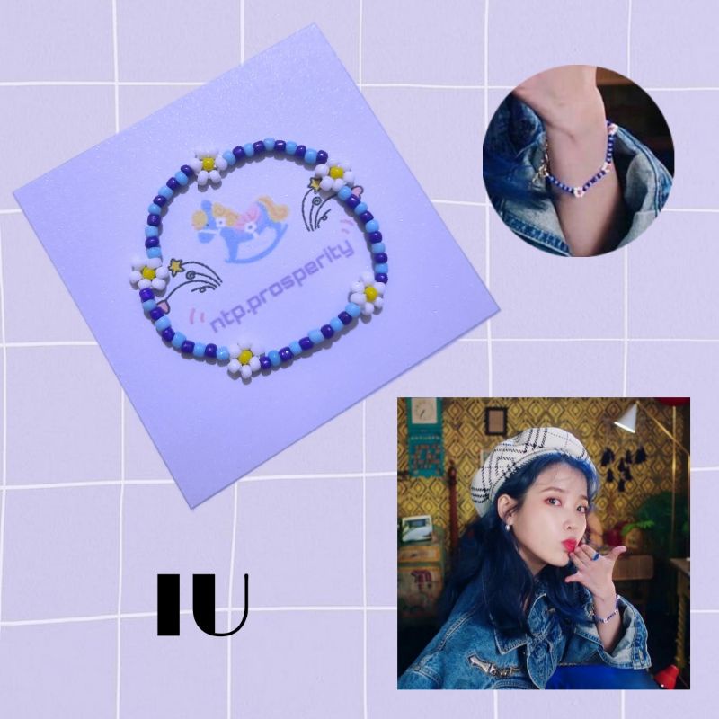 Jual IU Beads Bracelet / Gelang idol korea | Shopee Indonesia