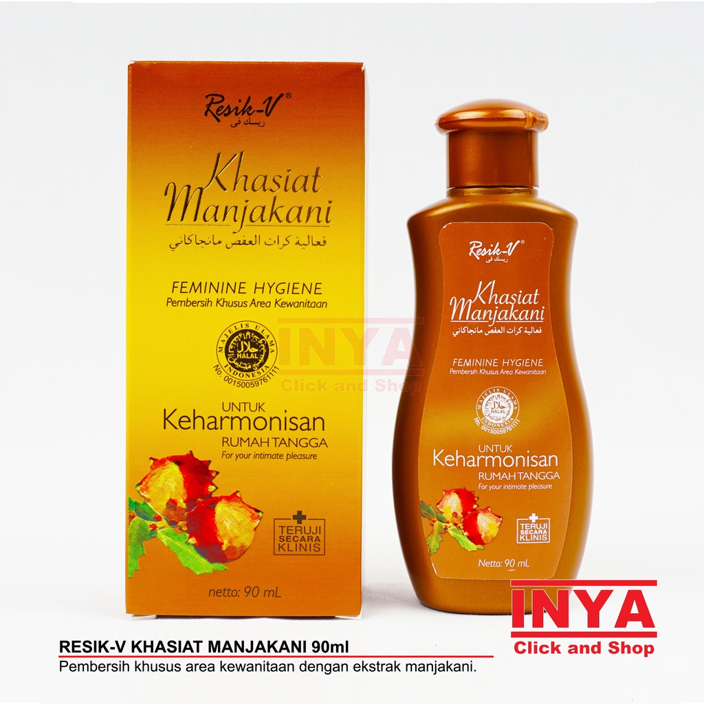 Jual RESIK V KHASIAT MANJAKANI ORIGINAL 90ml - Feminine Hygiene ...