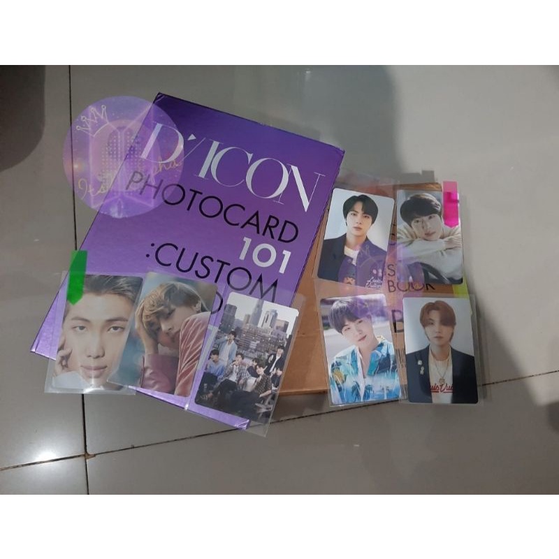 Jual DICON BTS PC OFFICIAL (RM, JIN, SUGA, V, Group) | Shopee Indonesia