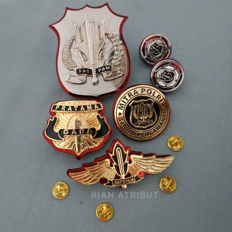 Jual WING SATPAM, KEWENANGAN SATPAM, PIN MITRA POLRI , PIN GADA PRATAMA ...
