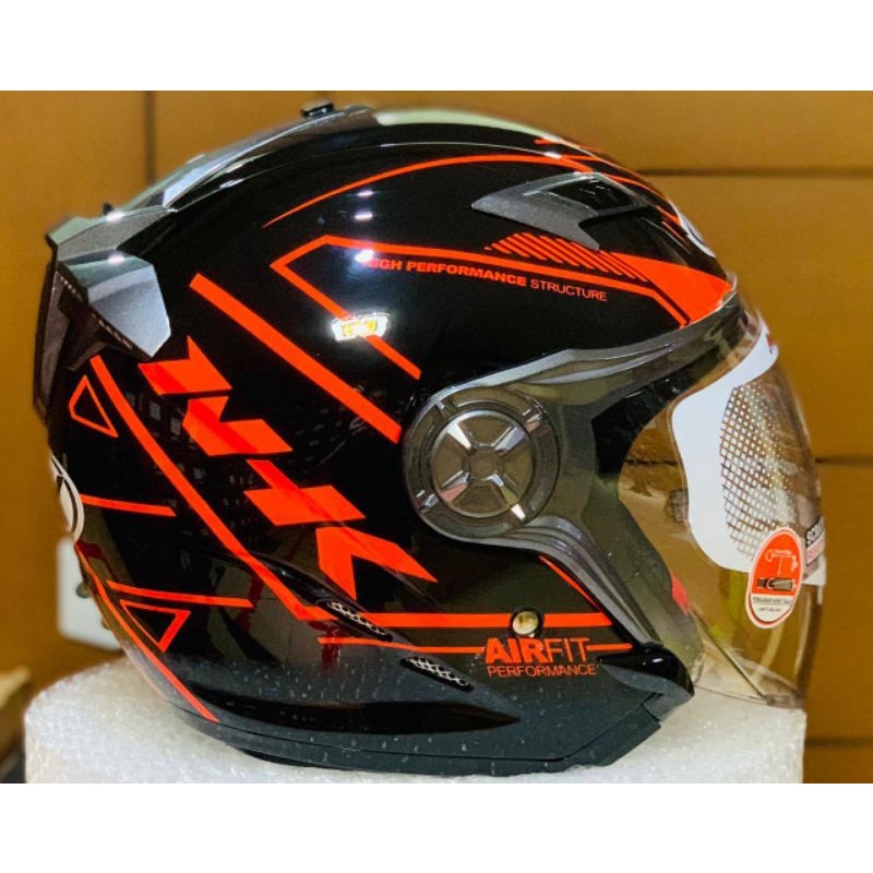Jual NHKhelmetjakarta Helm NHK Airfit Red Flo [Red Glossy] | Shopee ...