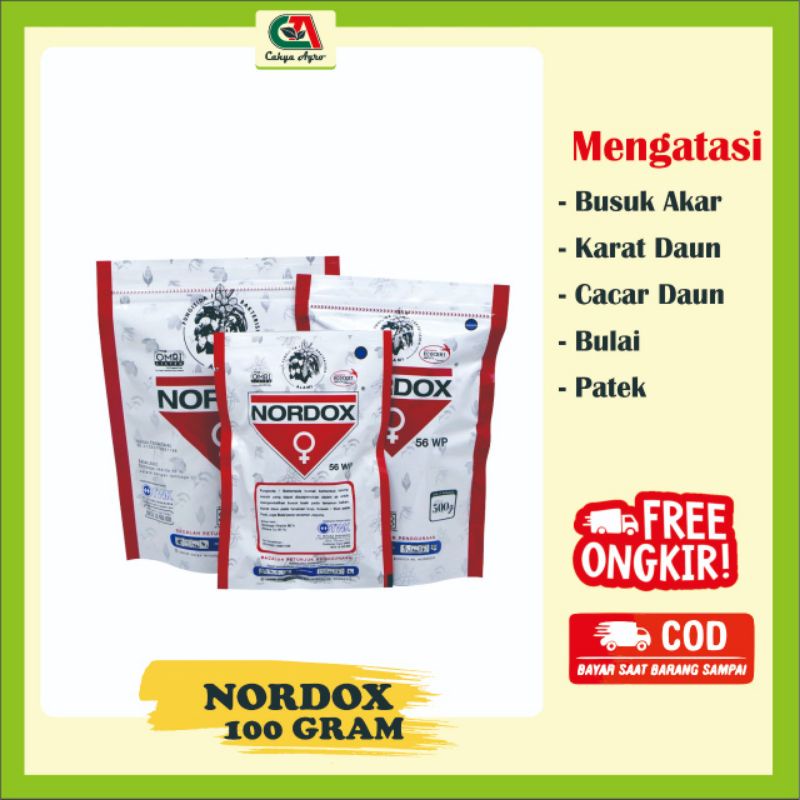 Jual Nordox 56 WP 100 Gram Fungisida Bakterisida Alami | Shopee Indonesia
