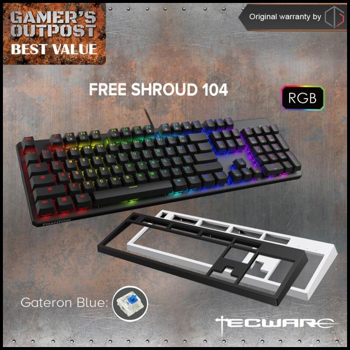 Jual Tecware Keyboard Phantom Elite 104 Rgb | Shopee Indonesia