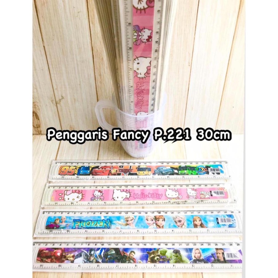 Jual Penggaris Fancy 30 CM | Shopee Indonesia