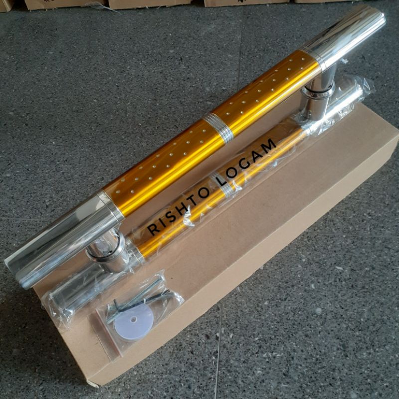 Jual handle pintu minimalis 45cm pintu alumunium pintu kaca pintu kayu ...