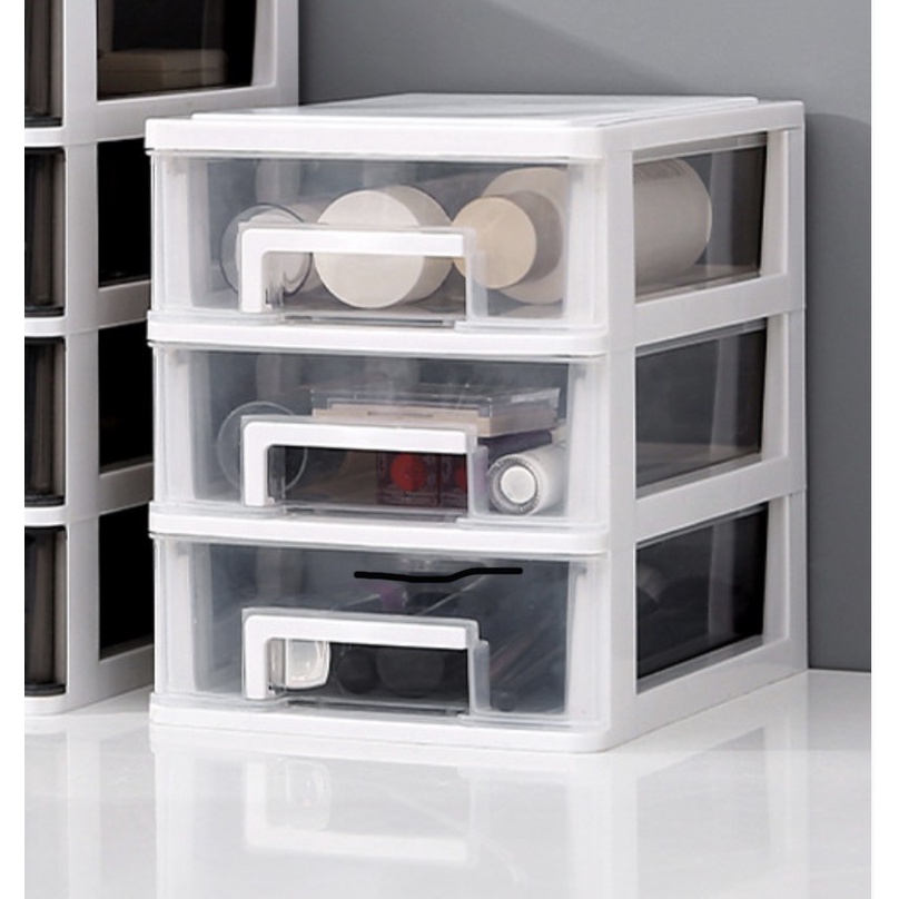 Jual Rak Meja Laci Penyimpanan Susun Serbaguna Desktop Drawer Rak ...