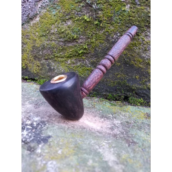 Jual Once pipa Rokok kayu langka/ Bertuah, Cangklong Galih Asem kemis ...