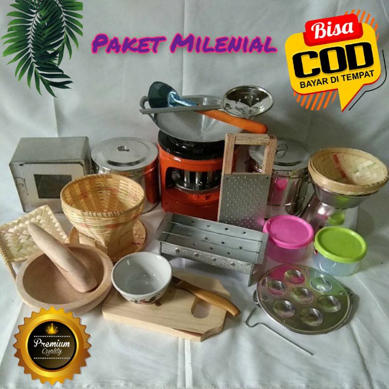 Jual Set masak memasak Paket Milenial/ Komplit New Paket A12 sumbu ...