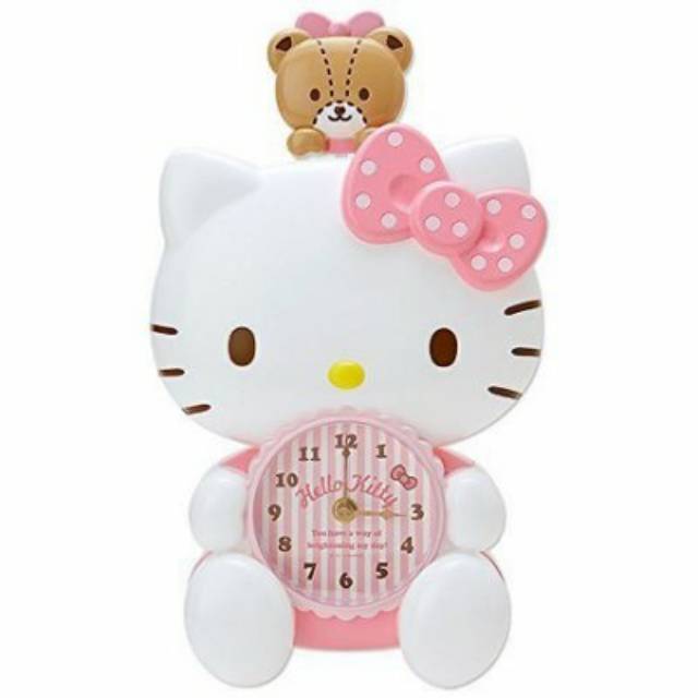 Jual Jam dinding hello kitty | Shopee Indonesia