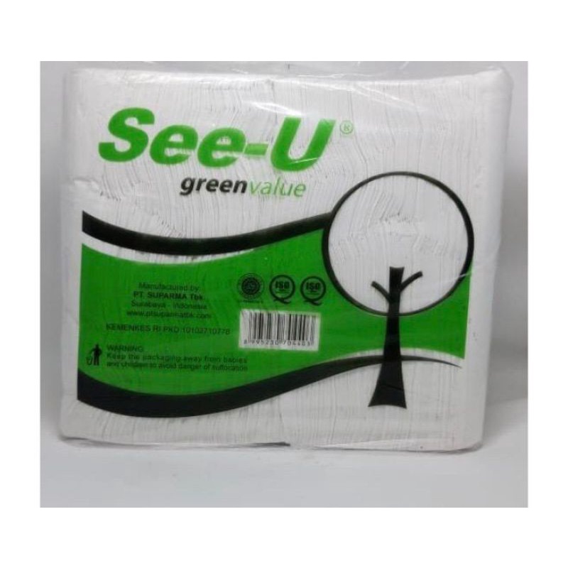 Jual Tissu See U 650 gr 2 Ply| Tisu Facial See U Green Value | Shopee ...