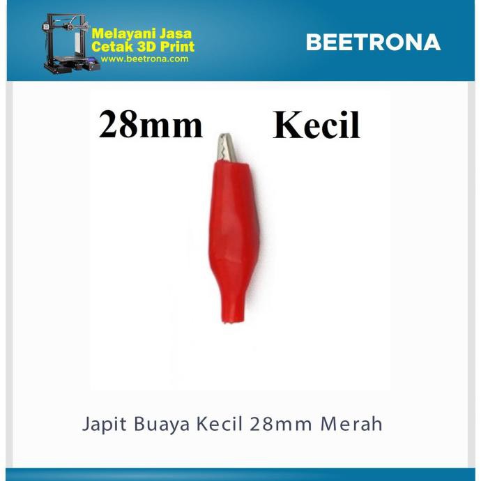 Jual Japit Buaya Kecil 28mm Capit Jepitan Crocodile Merah beetron65 ...