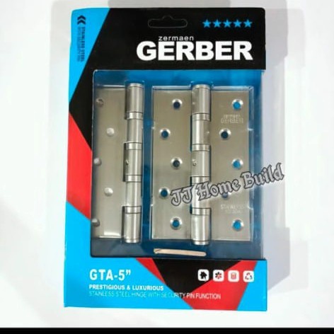 Jual Engsel Gerber 5" Stainless Sus 304 / Engsel Pintu 5" Gerber Sus 304 | Shopee Indonesia