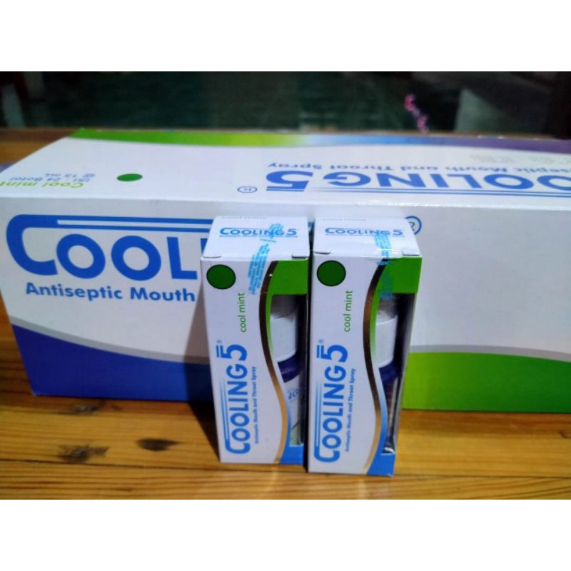 Jual Cooling 5 Spray Cool Mint Obat sariawan sakit tenggorokan sakit ...