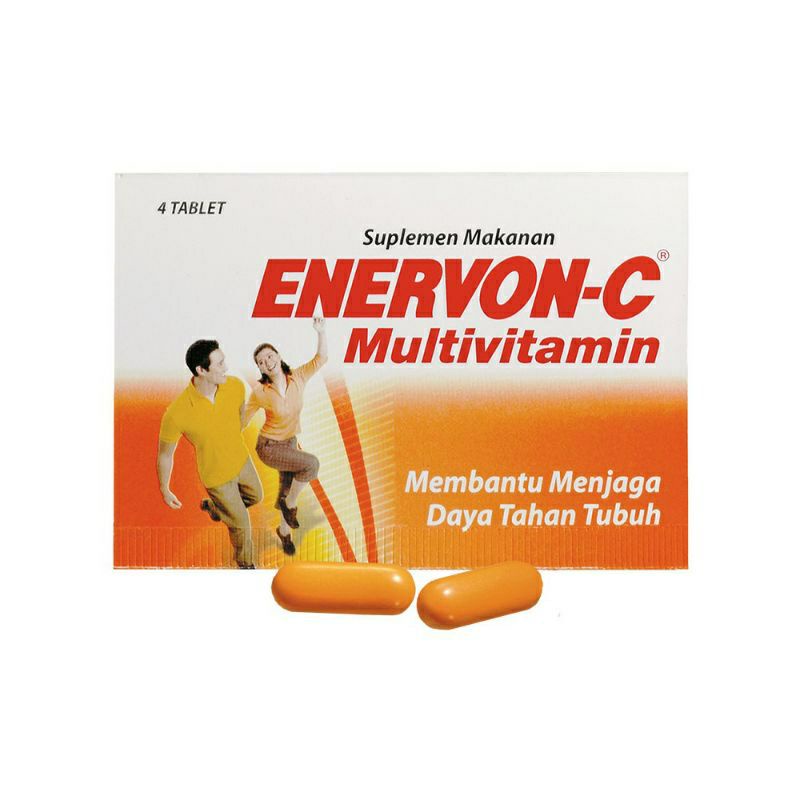 Jual ENERVON C Multivitamin Strip (4 Tablet) | Shopee Indonesia