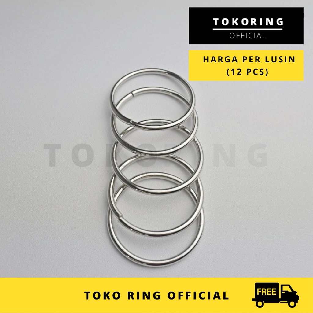 Jual Ring Bulat 3 cm tebal 2,5 mm Nikel - Toko Ring Official (Harga per ...
