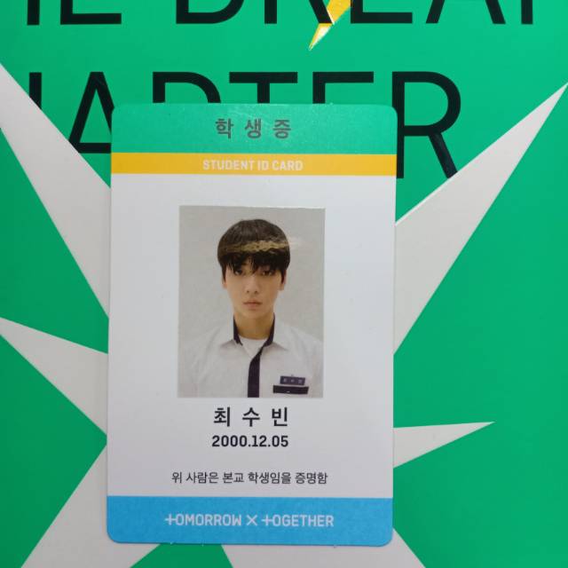 Jual PC TXT SOOBIN THE DREAM CHAPTER SANCTUARY ( student ID card ...