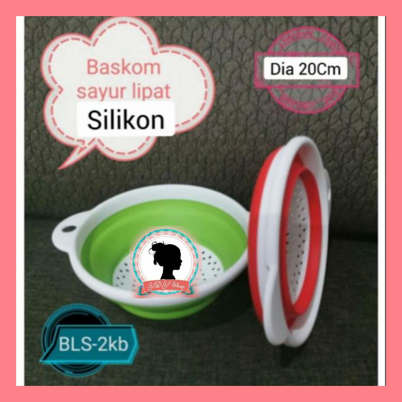 Jual Baskom Saring lipat silikon | Shopee Indonesia