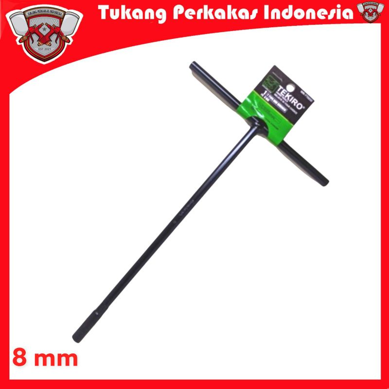 Jual TEKIRO KUNCI SOCK T 8MM SATUAN KUNCI SOCK T HITAM | Shopee Indonesia