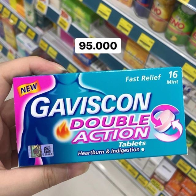 Jual Gaviscon double action tablet obat maag malaysia | Shopee Indonesia
