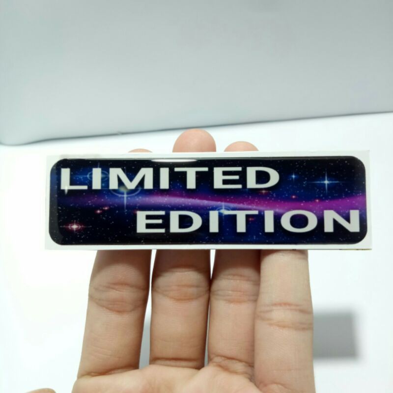 Jual Stiker timbul resin lentur Limited Edition Galaxy | Shopee Indonesia