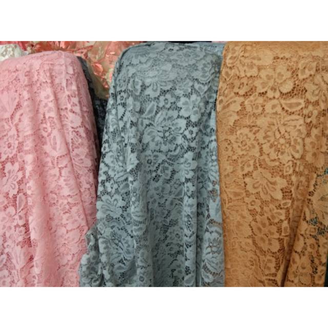 Jual Kain kebaya brokat katun non gliter | Shopee Indonesia