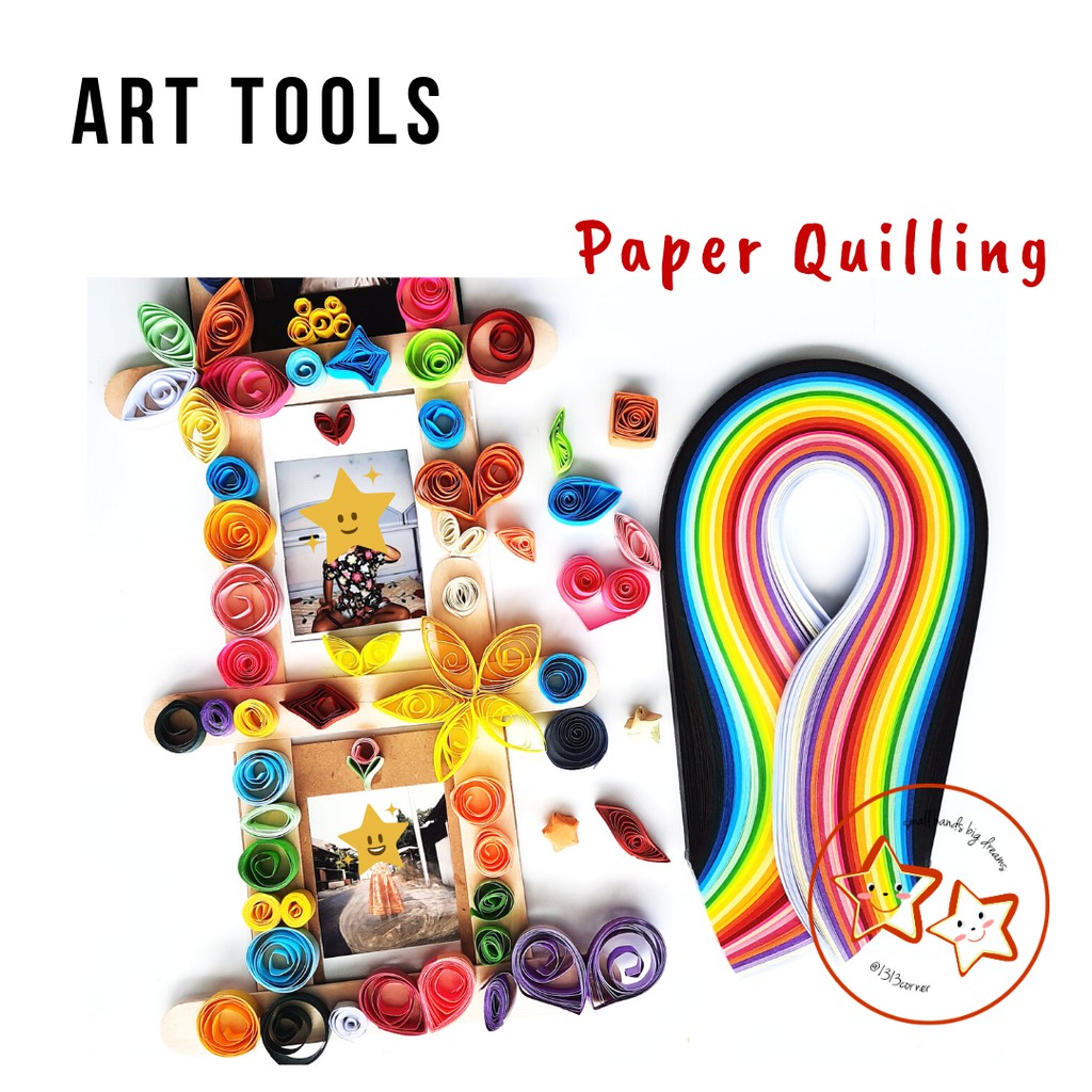 Jual Rainbow Paper Quilling 26 Warna Prakarya Anak | Shopee Indonesia