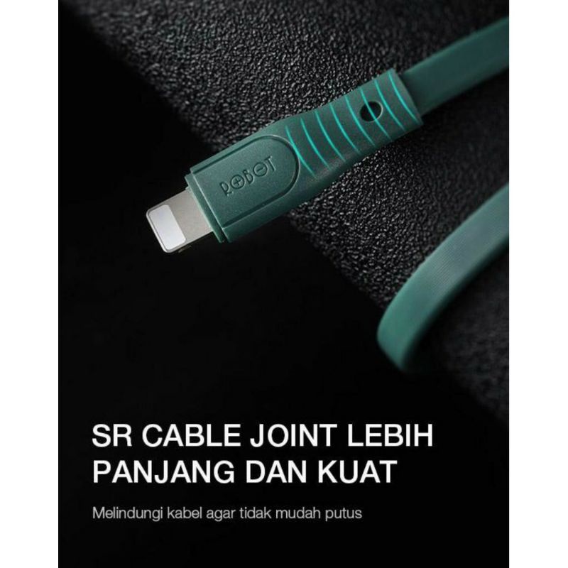 Jual Kabel Data Iphone Fast Charging USB lightning By Robot [RGL 100 ...