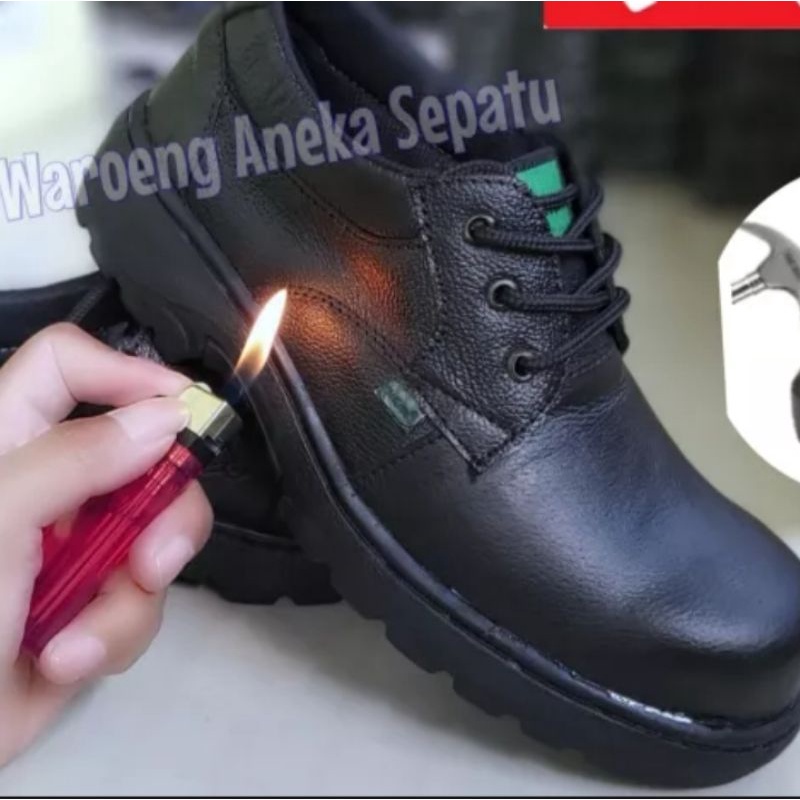 Jual Sepatu Safety Pria Sepatu Safety Kerja Lapangan Proyek Ujung Besi ...
