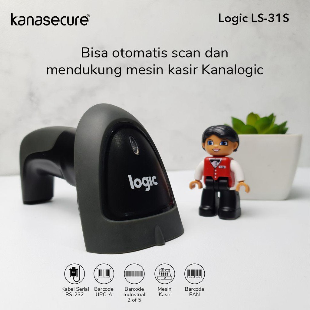 Jual barcode scannerLogic LS 31S | Shopee Indonesia