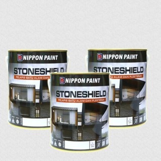 Jual NIPPON PAINT Stone Shield 1kg Cat Batu Alam | Shopee Indonesia
