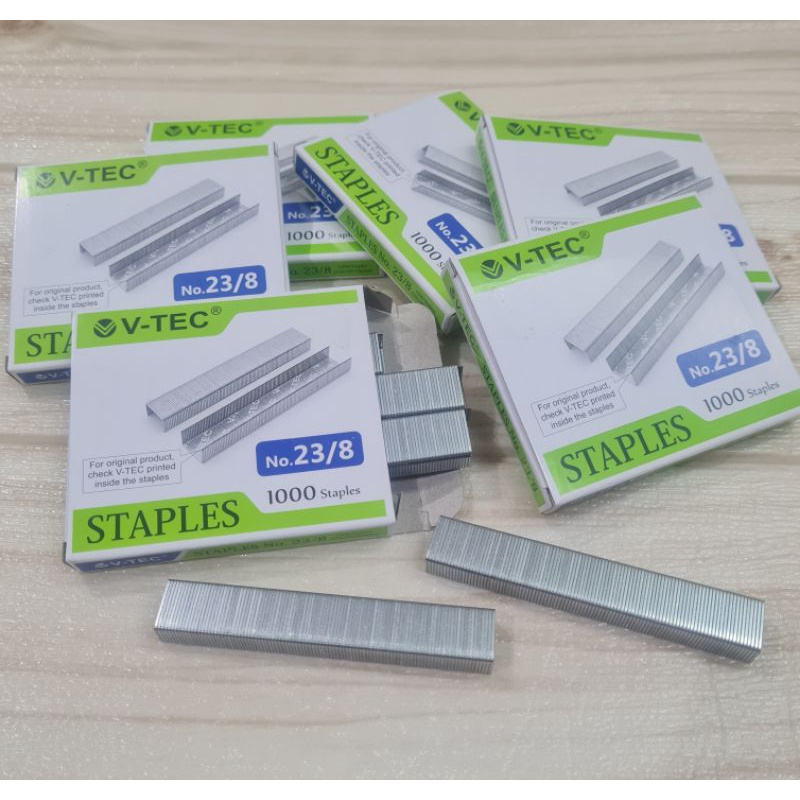 Jual ISI STAPLES - Isi Staples Gun Tacker no.23/8 | Shopee Indonesia