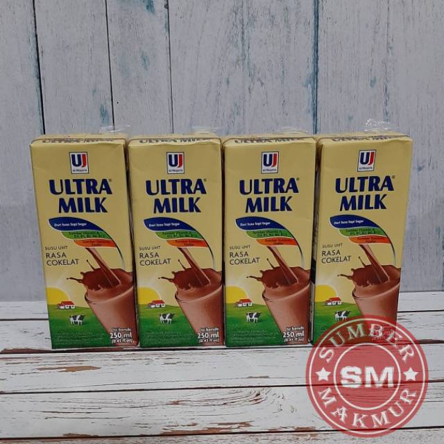 Jual Susu Ultra Milk Coklat 250 Ml (1 Karton) | Shopee Indonesia