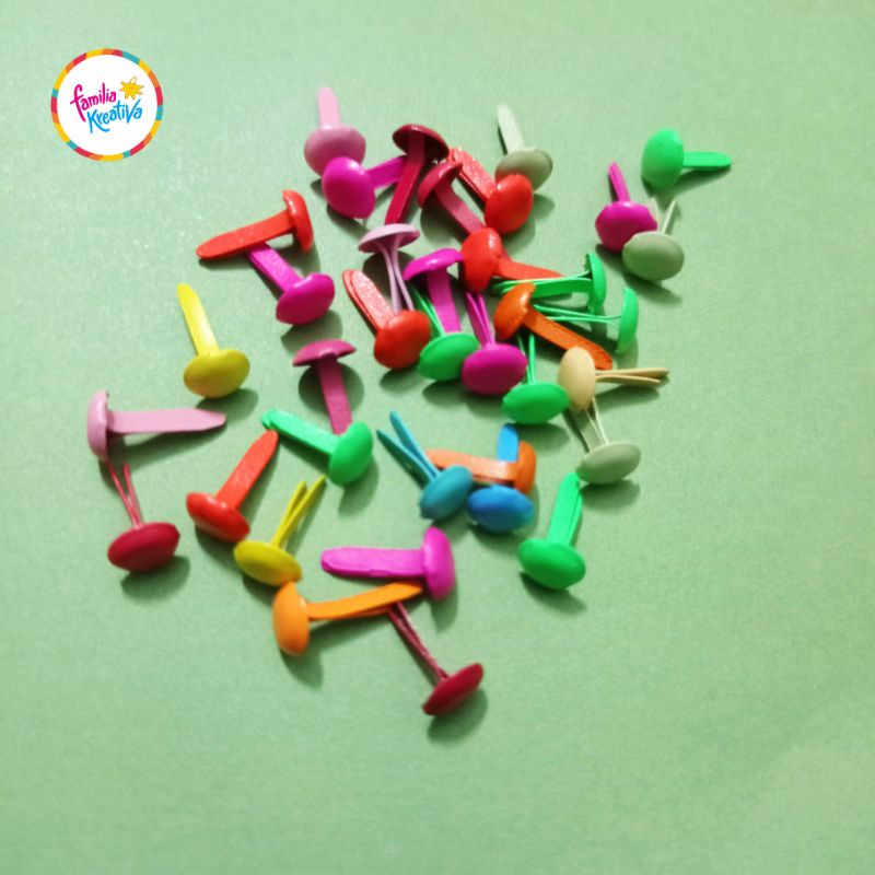 Jual Bronze - Brass fastener, pin brads, brads, split pin atau paku ...