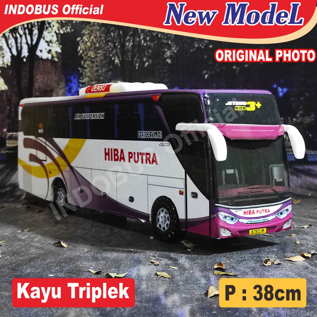 Jual INDOBUS Miniatur Bud Bis Hiba Putra Jetbus 3+ SHD | Shopee Indonesia