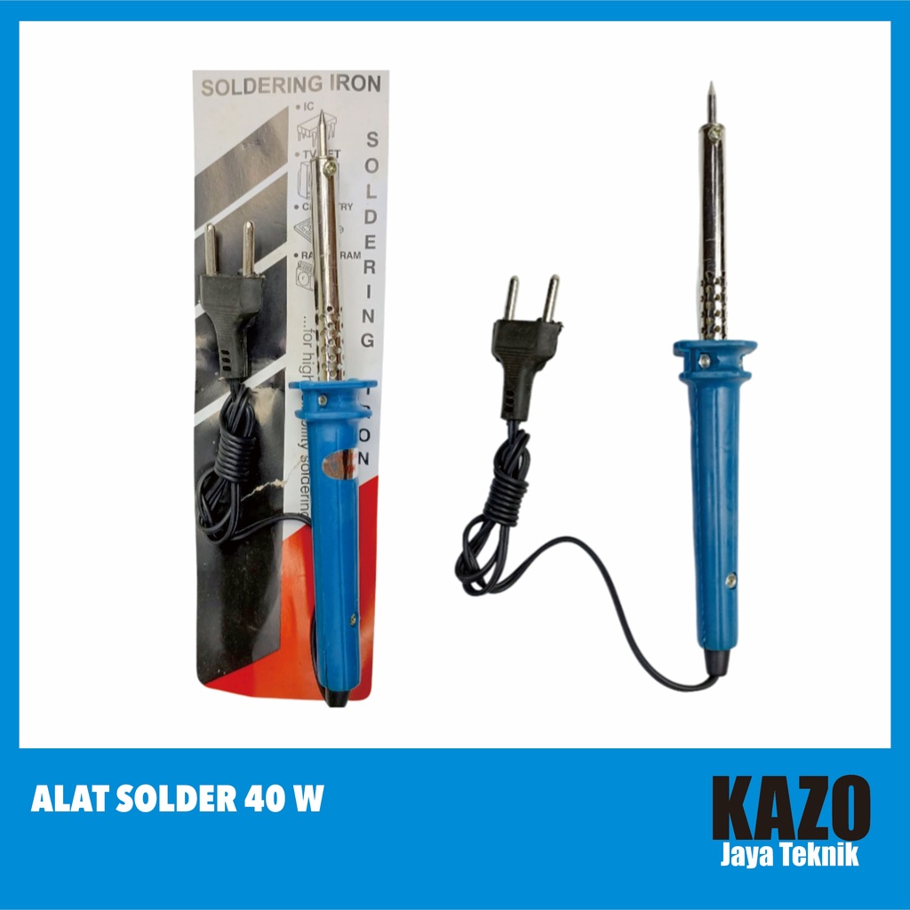 Jual Alat Solder 40w / Soldering Iron Listrik Patri Timah - 40 watt ...