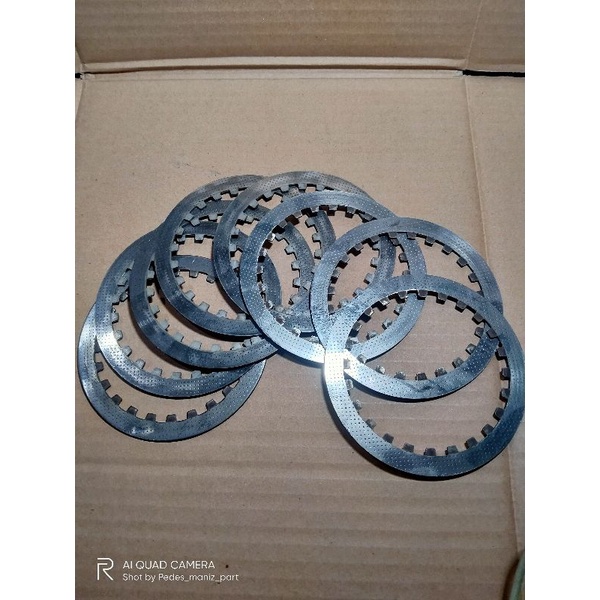 Jual Plat besi gesek bintik kampas kopling cb GL pro max Megapro Tiger original | Shopee Indonesia