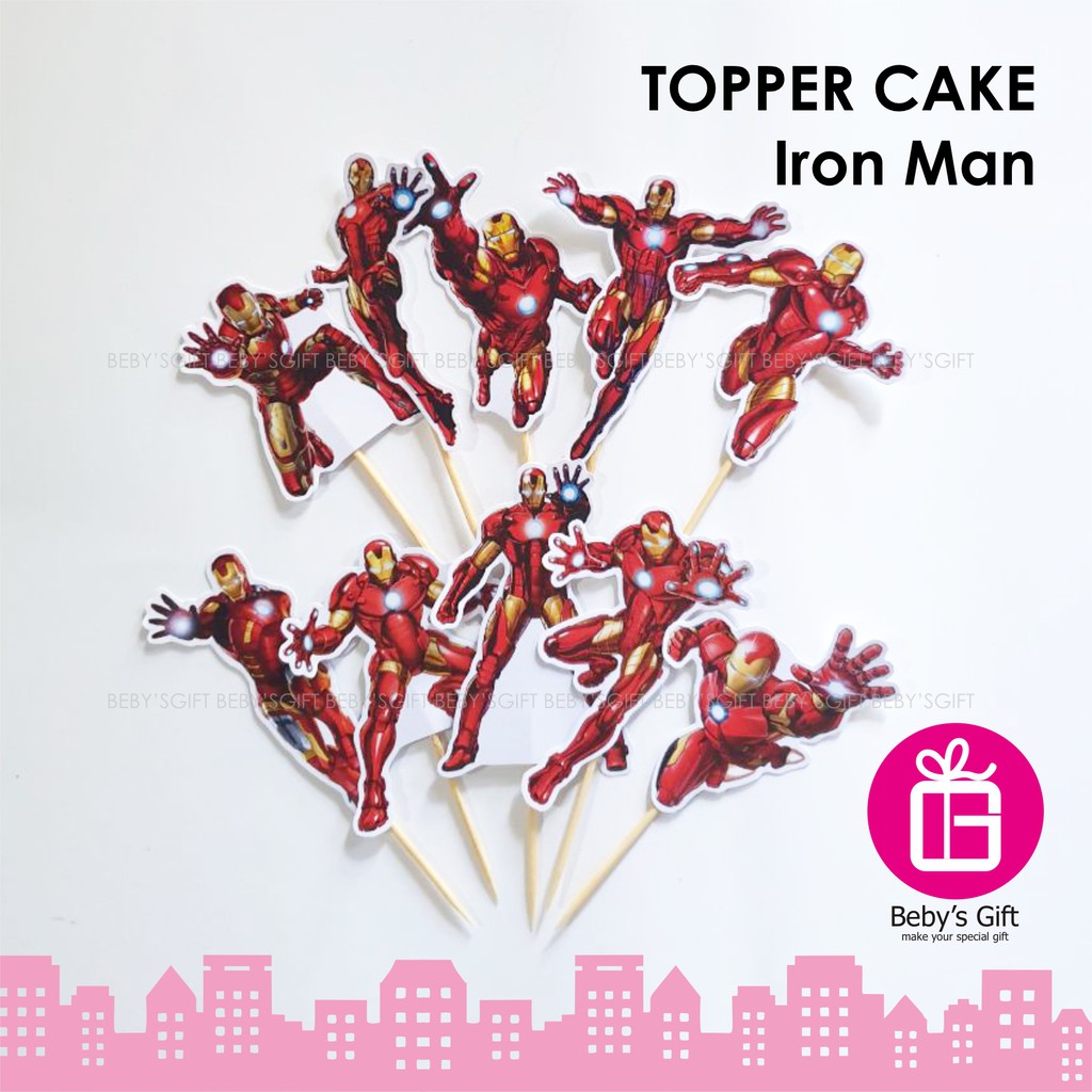 Jual Beby's Gift Topper Cake Iron Man Karakter Ironman | Shopee Indonesia